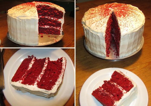 Triple Layer Red Velvet Cake Recipe